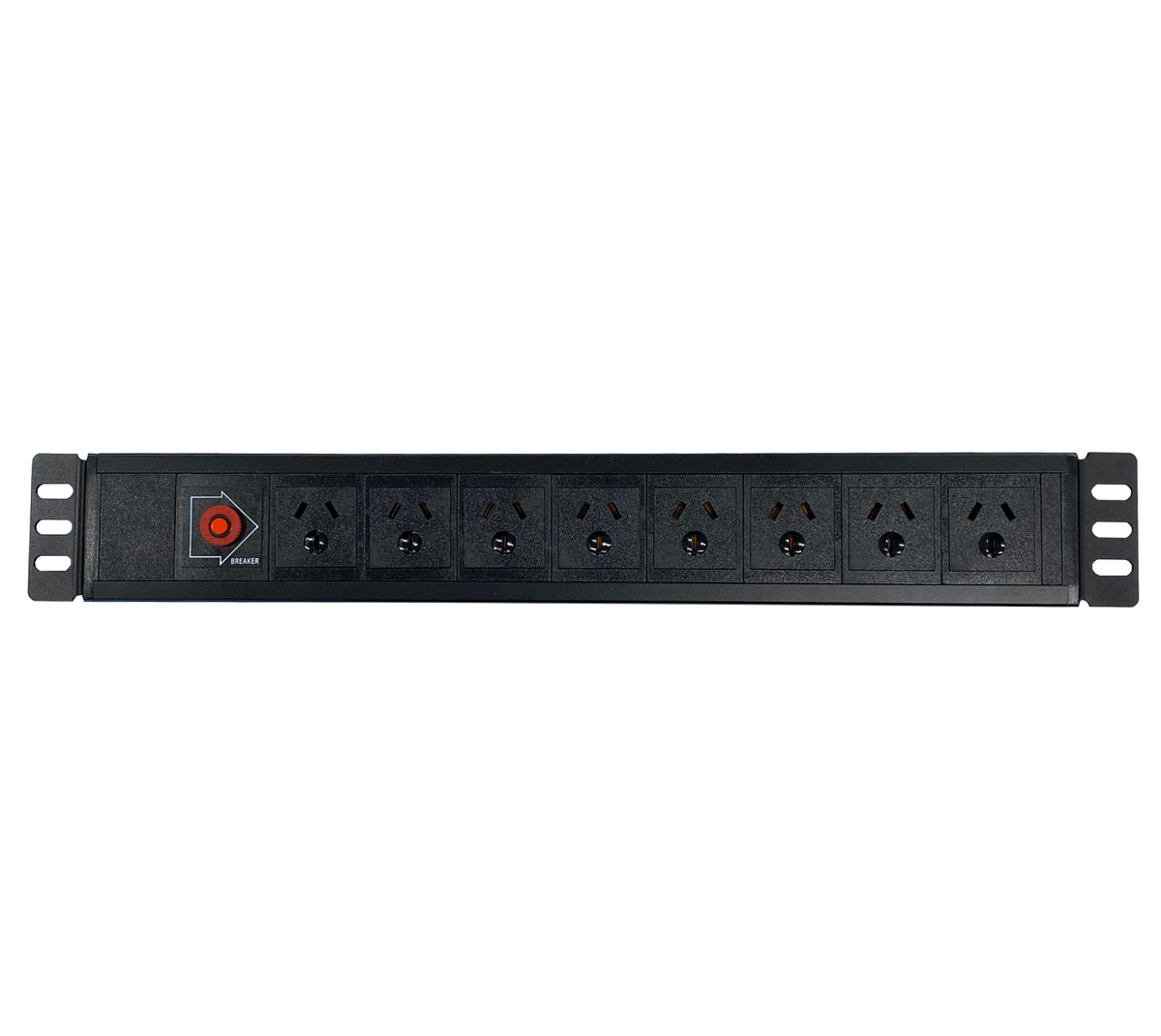 1.5RU 8 way GPO Horizontal PDU Power Rail – SRA Online